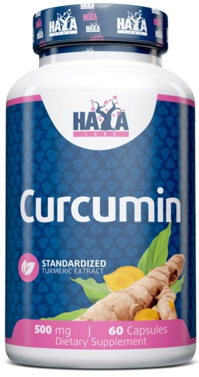Curcumin, 500 mg, 60 капсули, Haya Labs | Ozone.bg