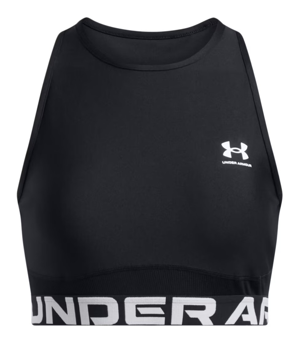 Дамски потник Under Armour - HeatGear Rib Tank, черен | Ozone.bg