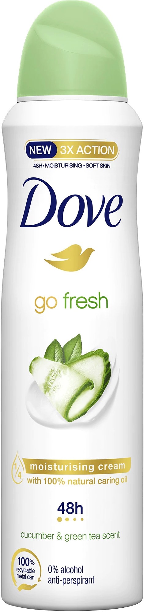 Dove Go Fresh Спрей дезодорант Fresh Touch, 250 ml | Ozone.bg