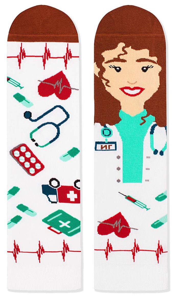 Дамски чорапи Pirin Hill - Profession Doctor, рамер 35-38, бели | Ozone.bg