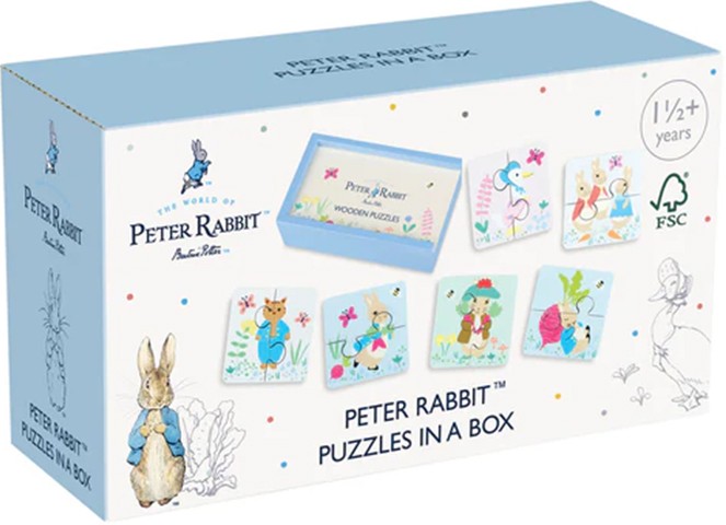 Дървен съответстващ пъзел Orange Tree Toys Peter Rabbit | Отлична цена ...