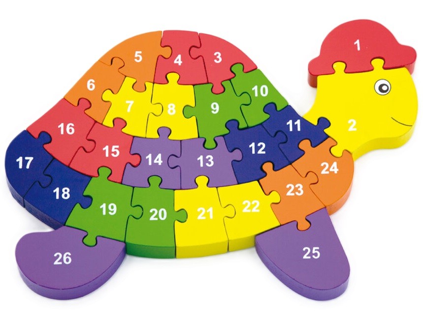 Дървен 3D пъзел Viga - Костенурка | Отлична цена | Ozone.bg