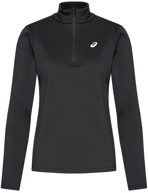 Дамска спортна блуза Asics - Core LS 1/2 Zip Winter, черна | Ozone.bg
