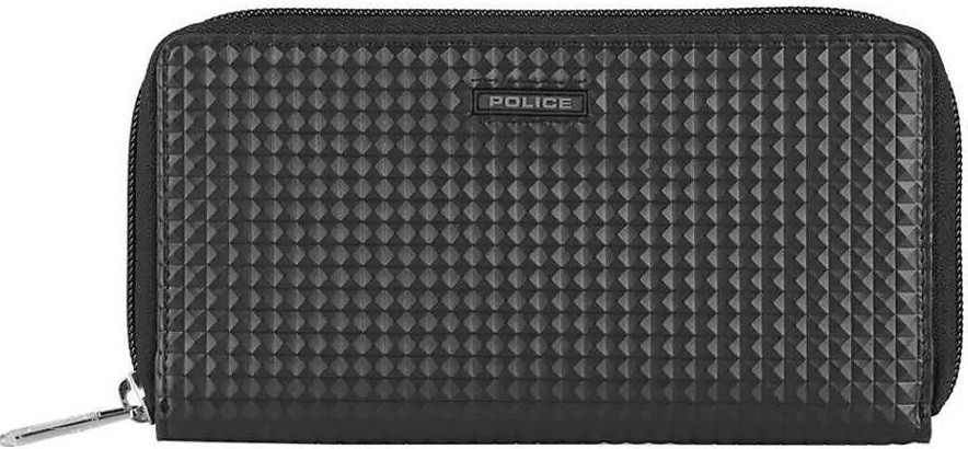 Дамски портфейл Police Pyramid - С цип, черен | Ozone.bg