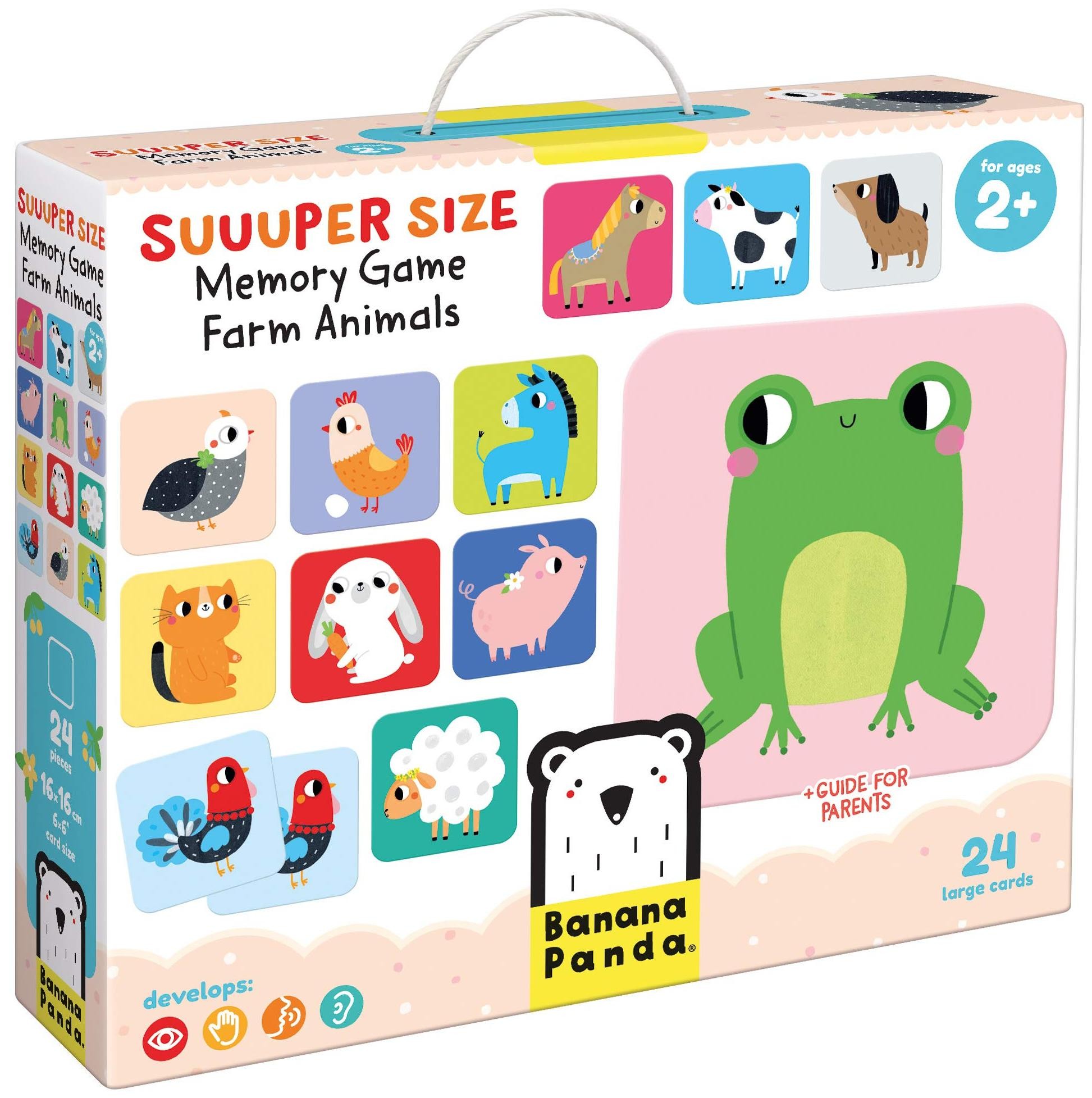 Детска мемори игра Banana Panda Suuuper Size - Домашни животни ...
