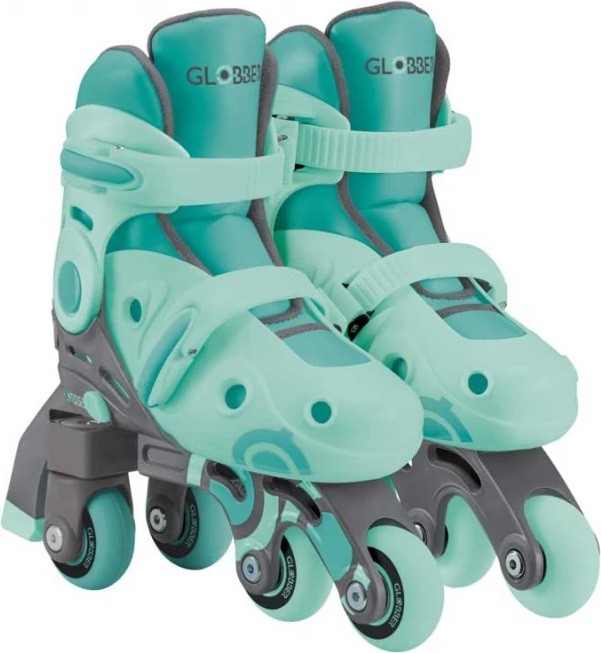 Детски ролери 2 в 1 Globber - Learning Inline Skates, 30-33, зелени ...