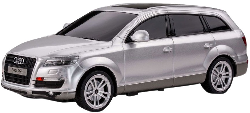 Детска играчка Rastar - Джип Audi Q7 Radio/C, 1:24, сив | Отлична цена ...