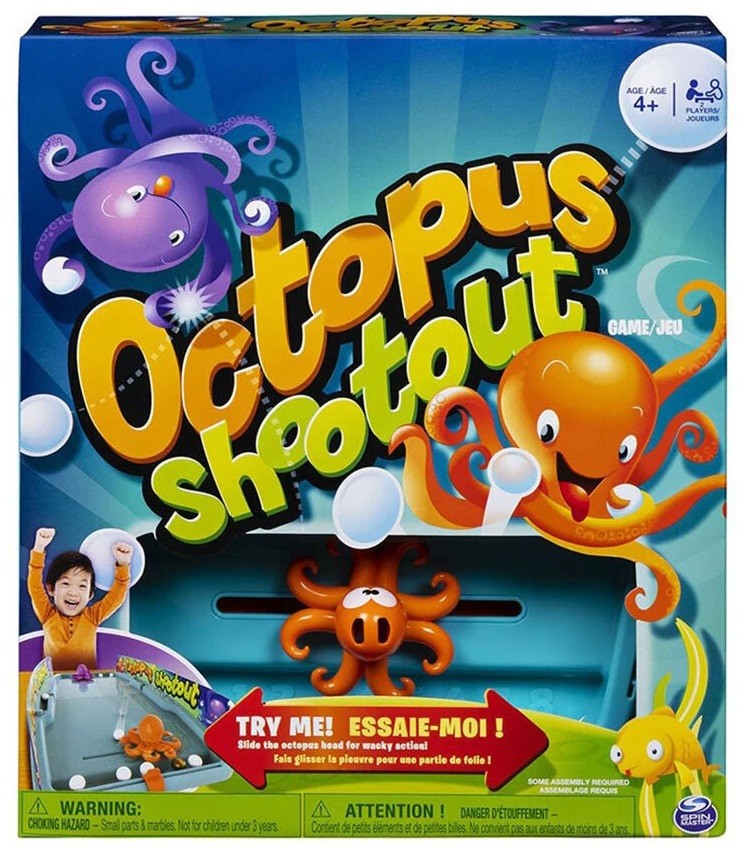 Детска настолна игра Spin Master Престрелка на октоподи | Ozone.bg