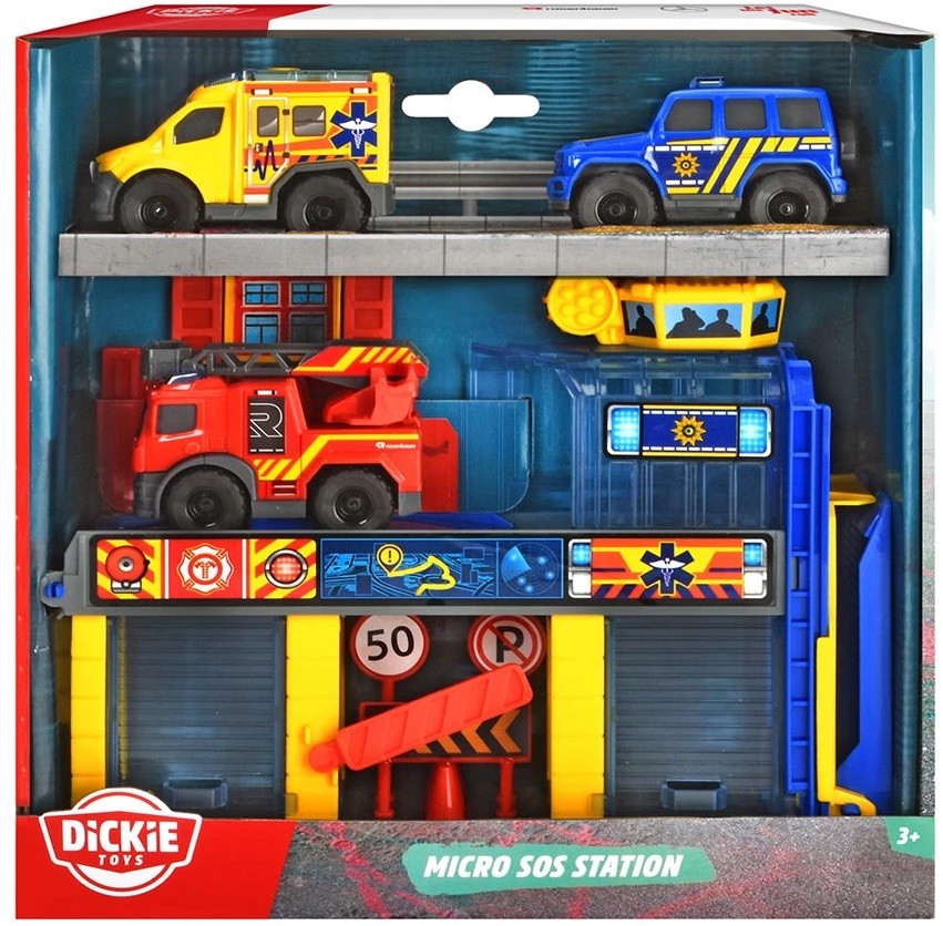 Детски игрален комплект Dickie Toys - Микро SOS станция | Отлична цена ...