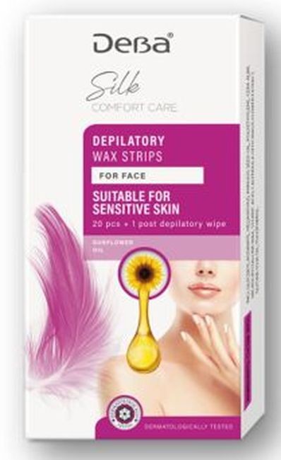 Deva Депилиращи ленти за лице, слънчоглед, 20 броя | Ozone.bg