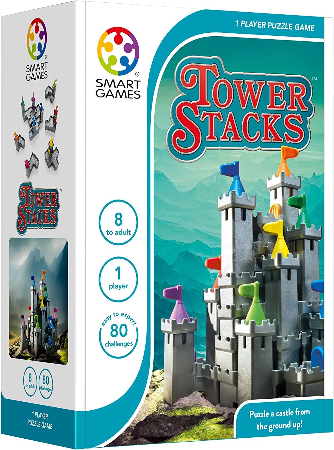 Детска логическа игра Smart Games - Tower Stacks | Отлична цена | Ozone.bg