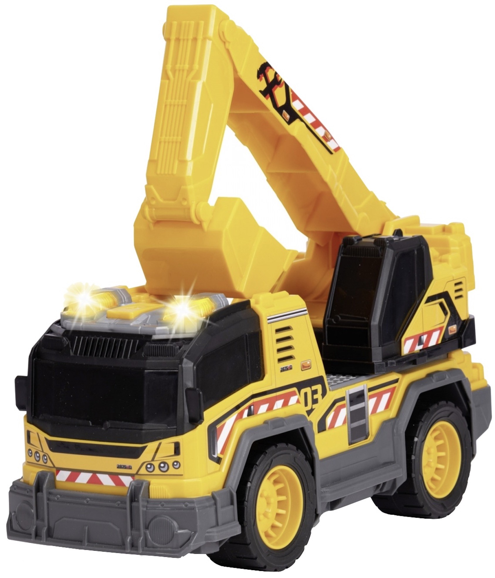 Детска играчка Dickie Toys - Багер, със звуци и светлини, 30 cm ...
