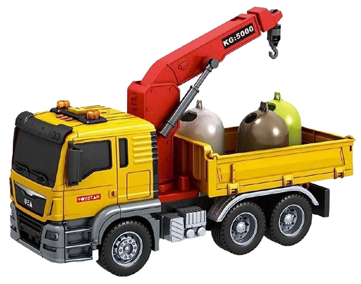 Детска играчка Jin Jia Toys - Камион с кофи за боклук, със звук и светлина | Отлична цена | Ozone.bg