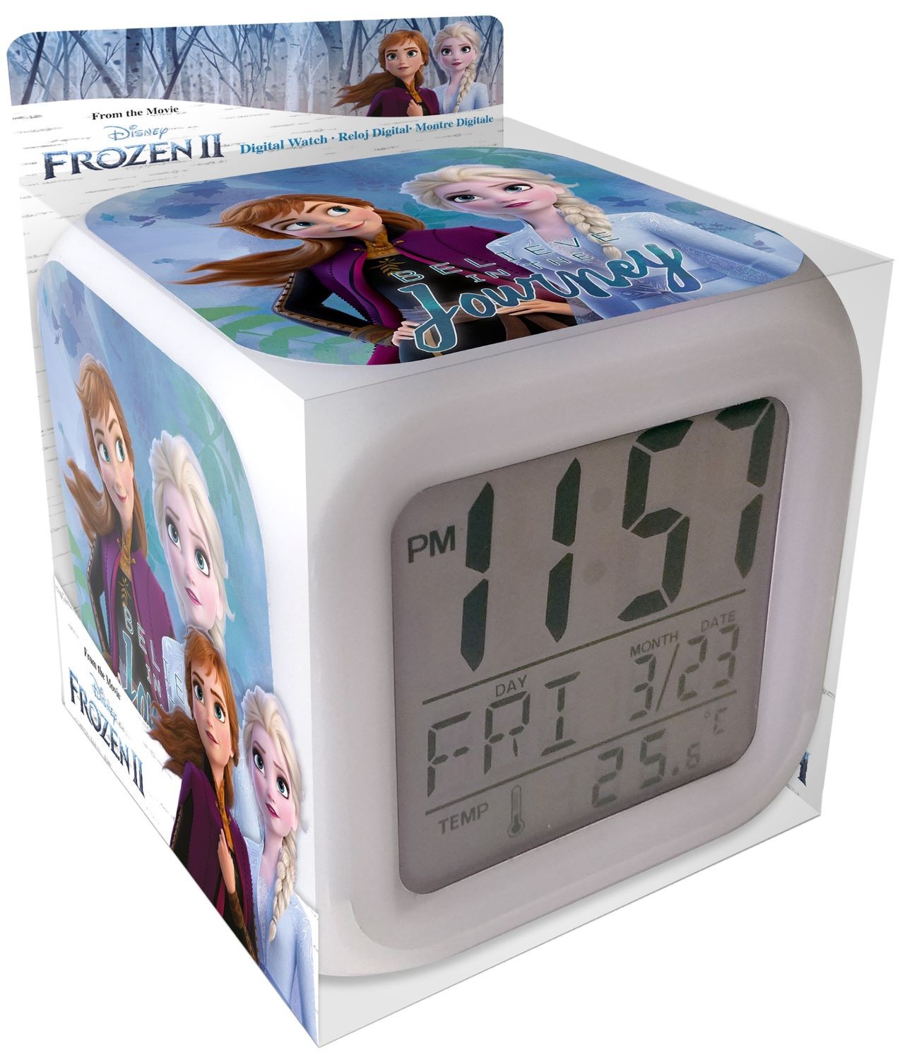 Дигитален будилник с аларма Kids Euroswan - Frozen | Ozone.bg