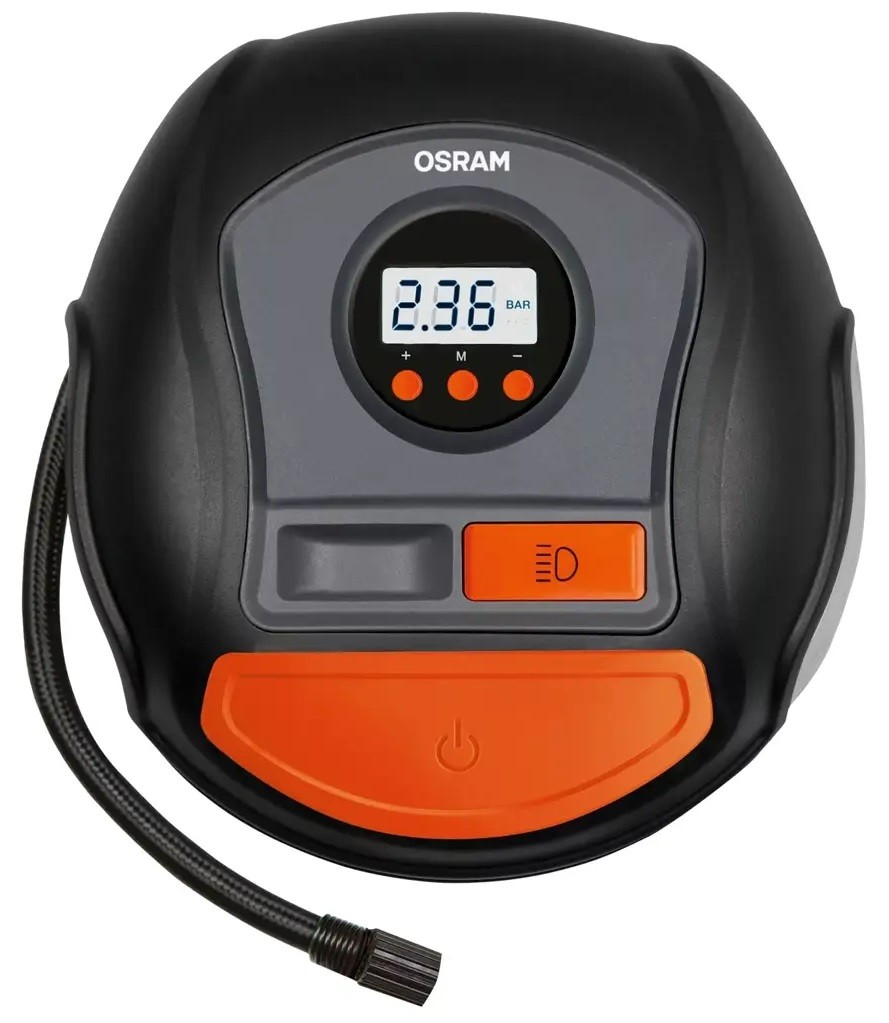 Дигитален компресор за гуми Osram - TYREinflate, OTI450, 120W, 12V, 5.5 bar, 3 m | Ozone.bg