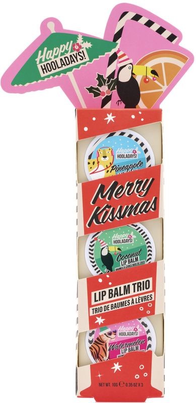 Dirty Works Комплект Merry Kissmas Lip Balms, 3 броя | Ozone.bg