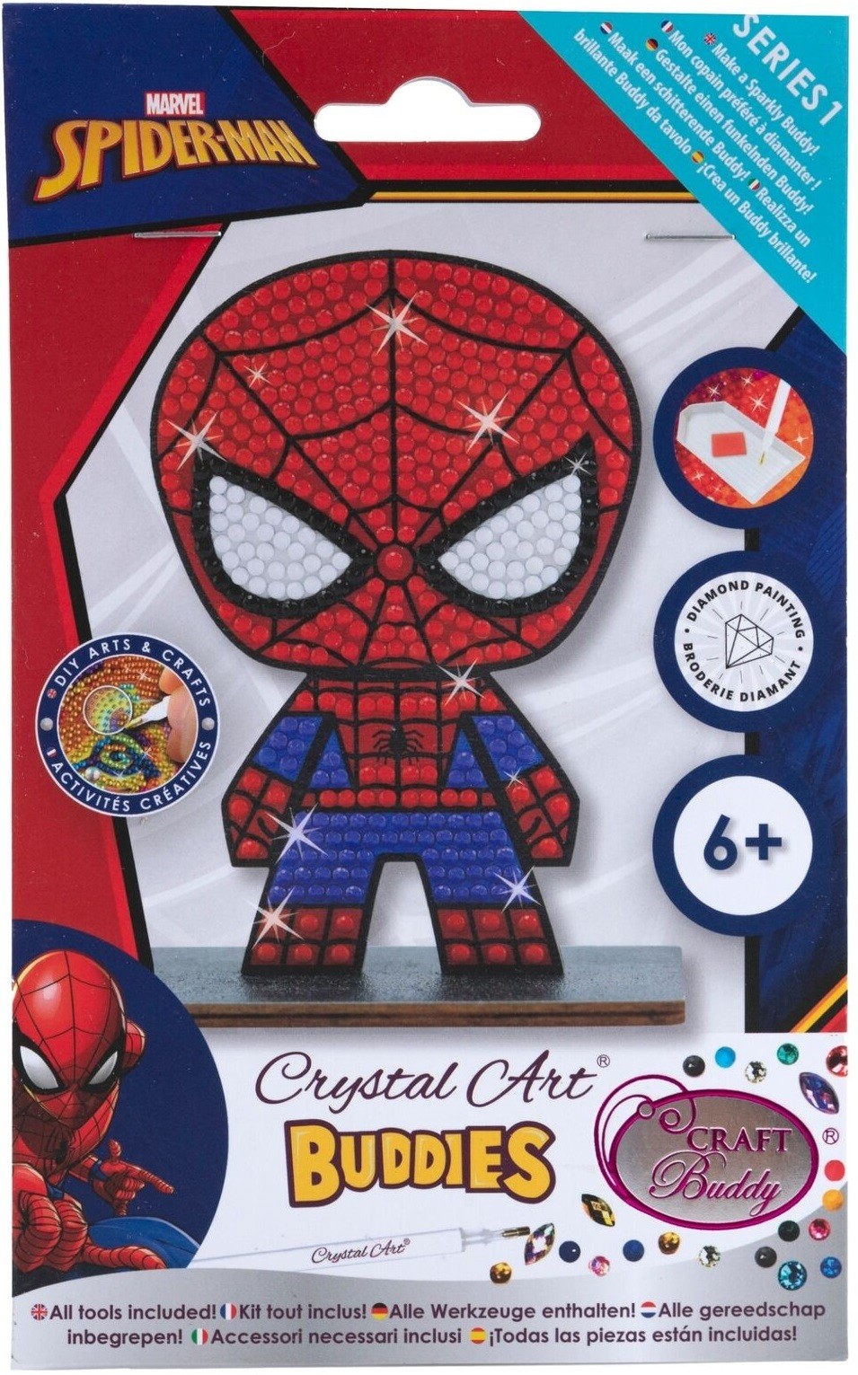 Диамантена фигурка Craft Buddy - Спайдърмен | Ozone.bg