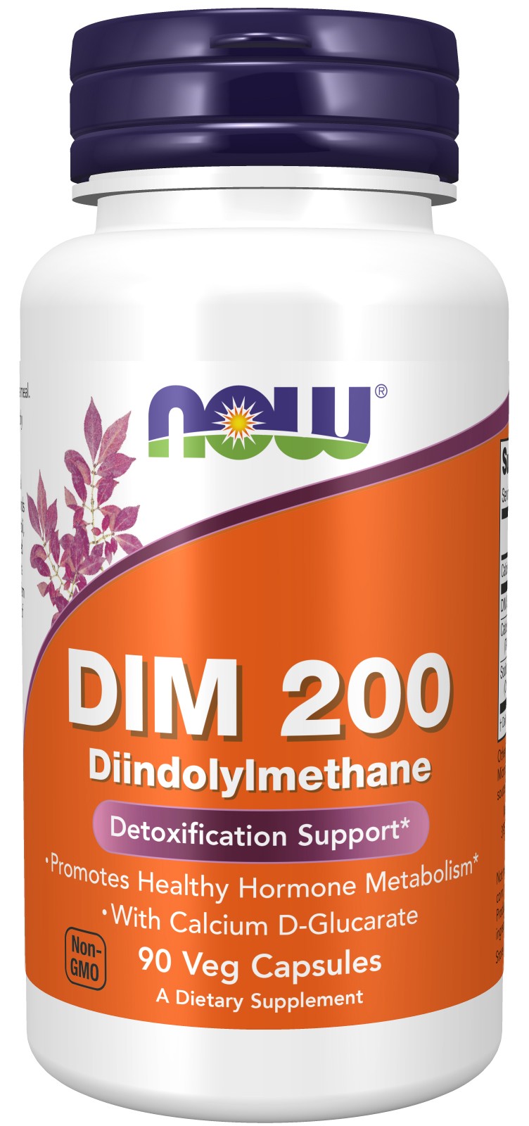 DIM, 200 mg, 90 капсули, Now | Ozone.bg