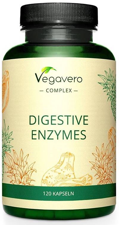 Digestive Enzymes, 120 капсули, Vegavero | Ozone.bg