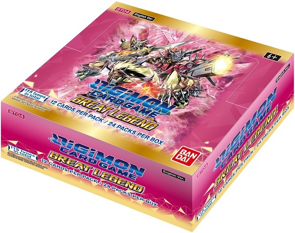 Digimon Card Game: Great Legend BT04 Booster Display | Ozone.bg