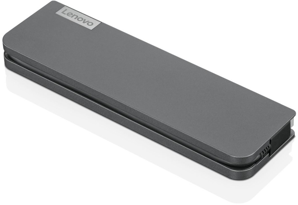 Докинг станция Lenovo - Mini 40AU0065EU, 8 порта, сива | Ozone.bg