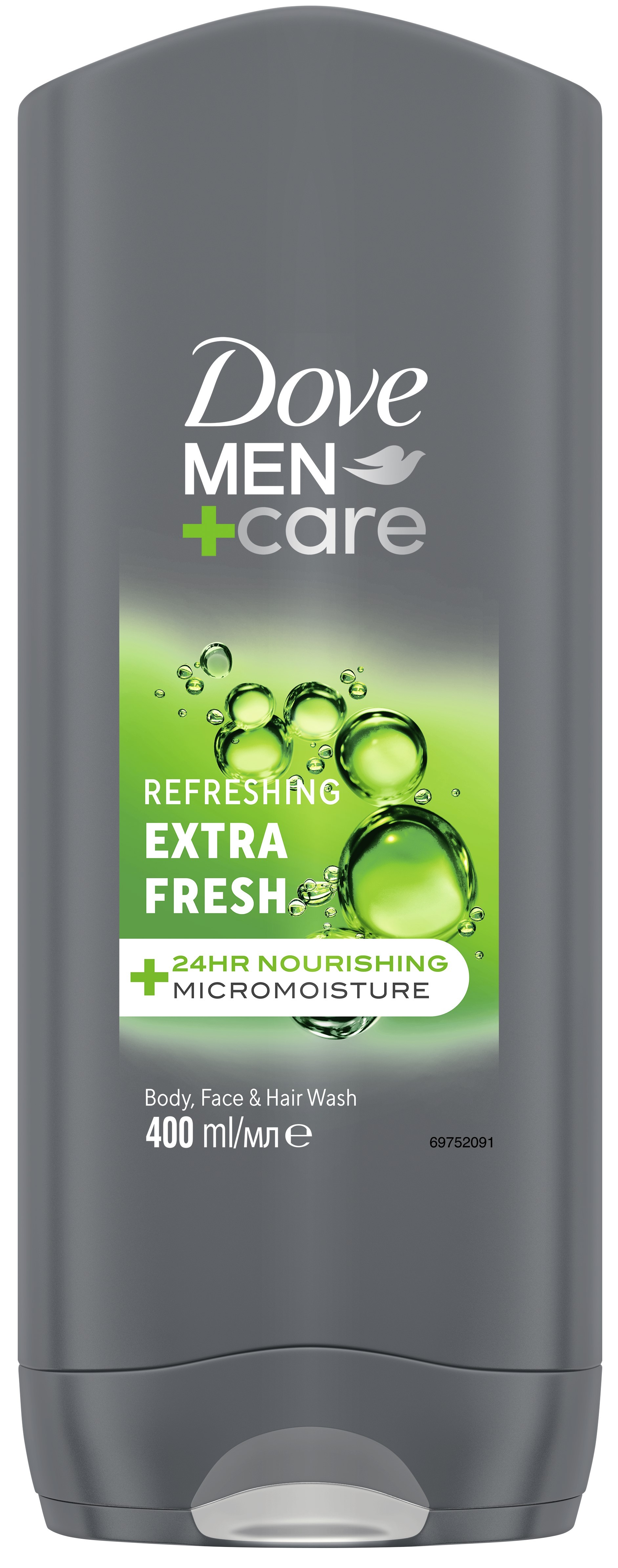 Dove Men+Care Душ гел Extra Fresh, 400 ml | Ozone.bg