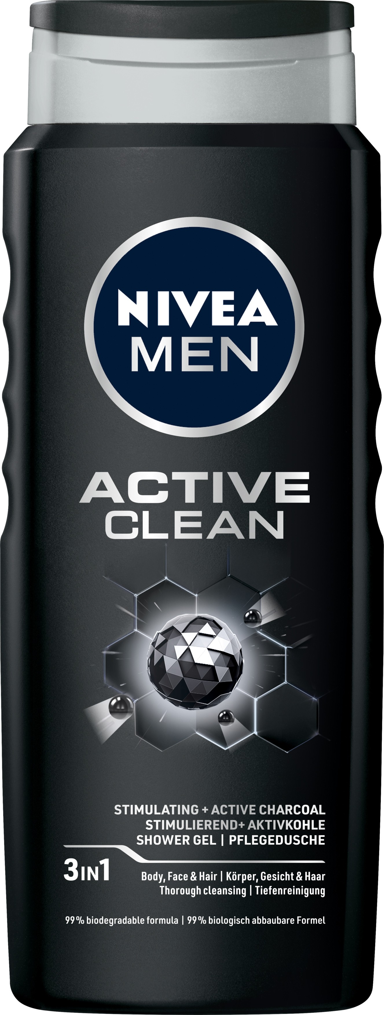 Nivea Men Душ гел Active Clean, 500 ml | Ozone.bg