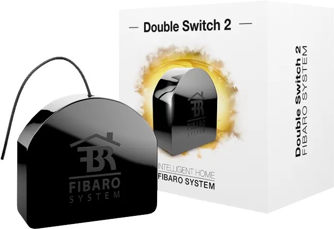 Двойно смарт реле FIBARO - Double Switch 2 FGS-223, черно | Ozone.bg
