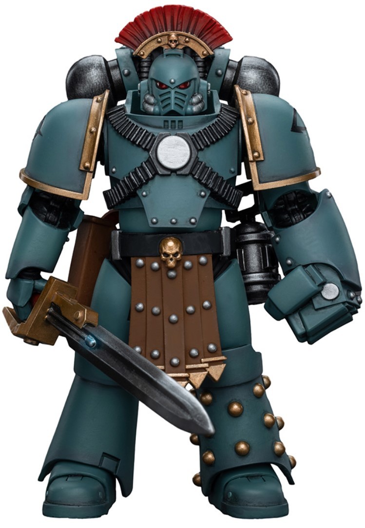 Екшън фигура Joy Toy Games: Warhammer The Horus Heresy - Sergeant with ...