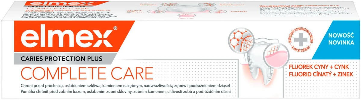 Elmex Паста за зъби Caries Protection Plus Complete Care, 75 ml | Ozone.bg
