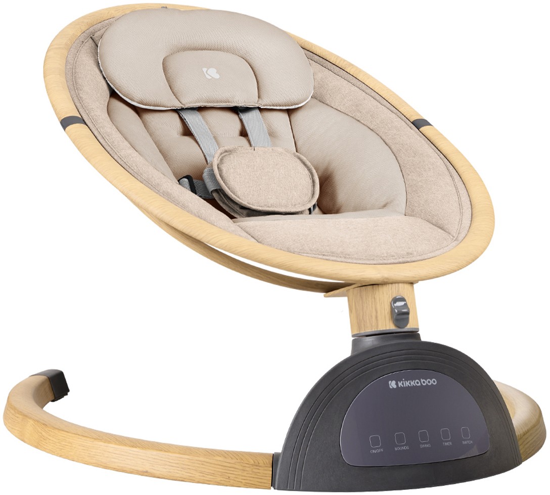 Електрическа люлка KikkaBoo - Ashlee, бежова | Добра цена | Ozone.bg