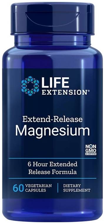 Extend-Release Magnesium, 250 mg, 60 веге капсули, Life Extension ...