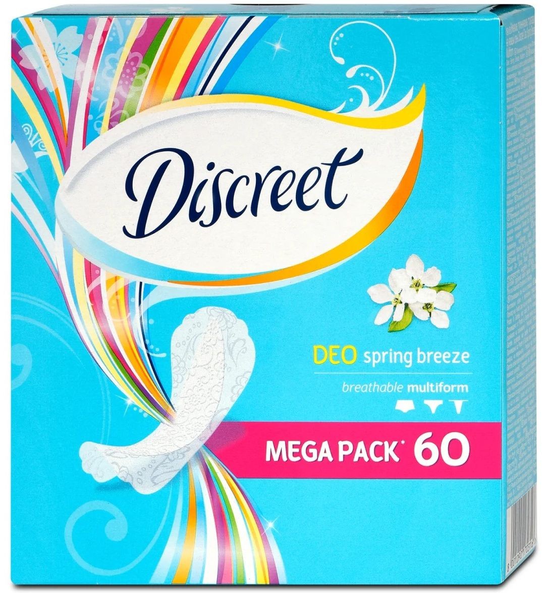 Ежедневни превръзки Discreet Ultra - Deo Spring Breeze, 60 броя | Добра ...