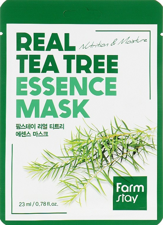 FarmStay Real Essence Лист маска за лице Tea Tree, 23 ml | Ozone.bg