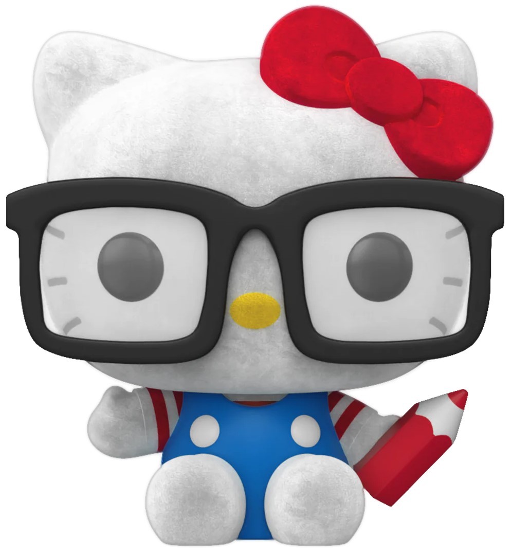 Фигура Funko POP! Animation: Hello Kitty - Hello Kitty (Nerd) (Flocked ...