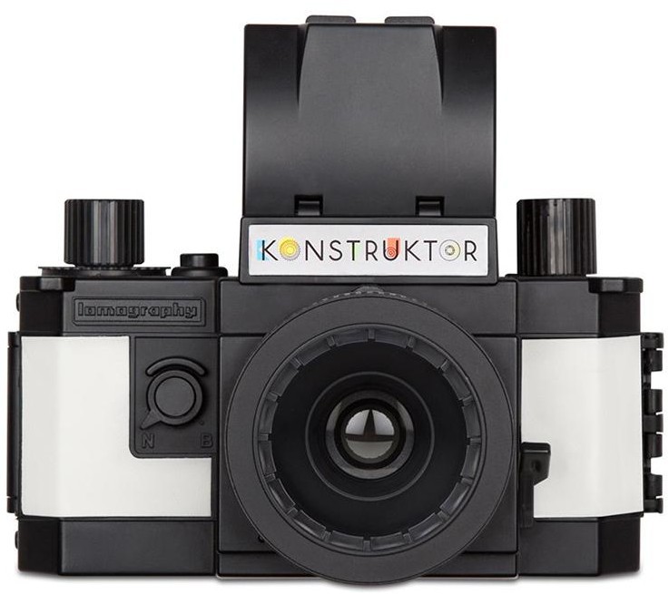 Филмов фотоапарат Lomography - Konstruktor Flash SLR DIY, 35mm, черен ...