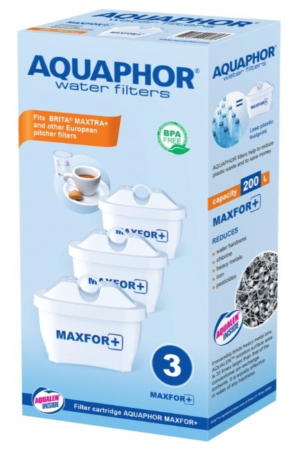 Филтри за вода Aquaphor - MAXFOR+, 3 броя | Ozone.bg