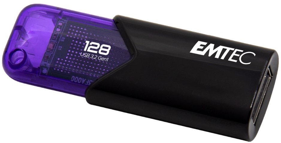 Флаш памет Emtec - B110 Click Easy, 128GB, USB 3.2 | Ozone.bg