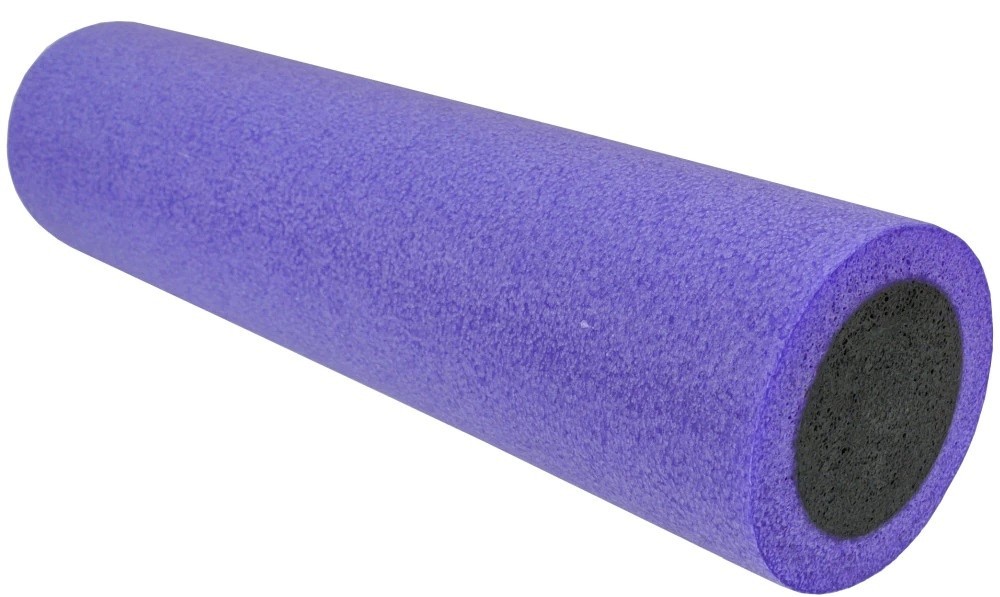 Фоумролер за пилатес и йога Maxima - 60 х 15 х 15 cm, лилав/черен ...