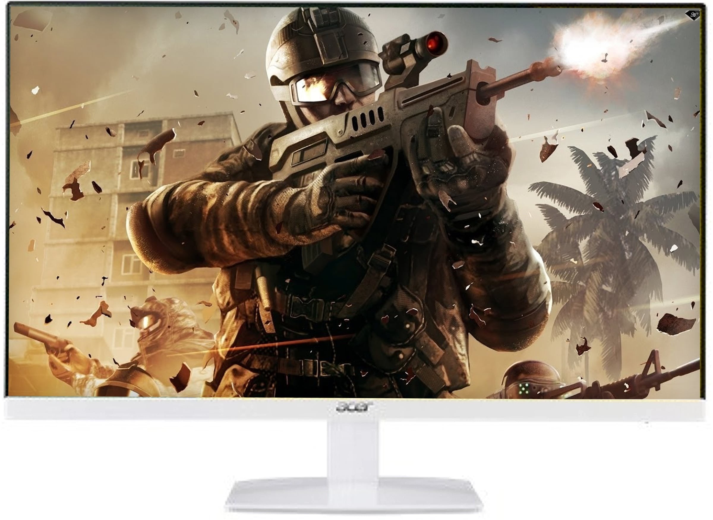 Гейминг монитор Acer - HA240YAwi, 23.8", FHD, IPS, 75Hz, бял ТОП цена ...