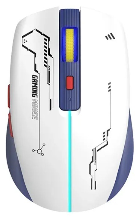 Гейминг мишка Marvo - M796W, оптична, безжична, бяла | Ozone.bg