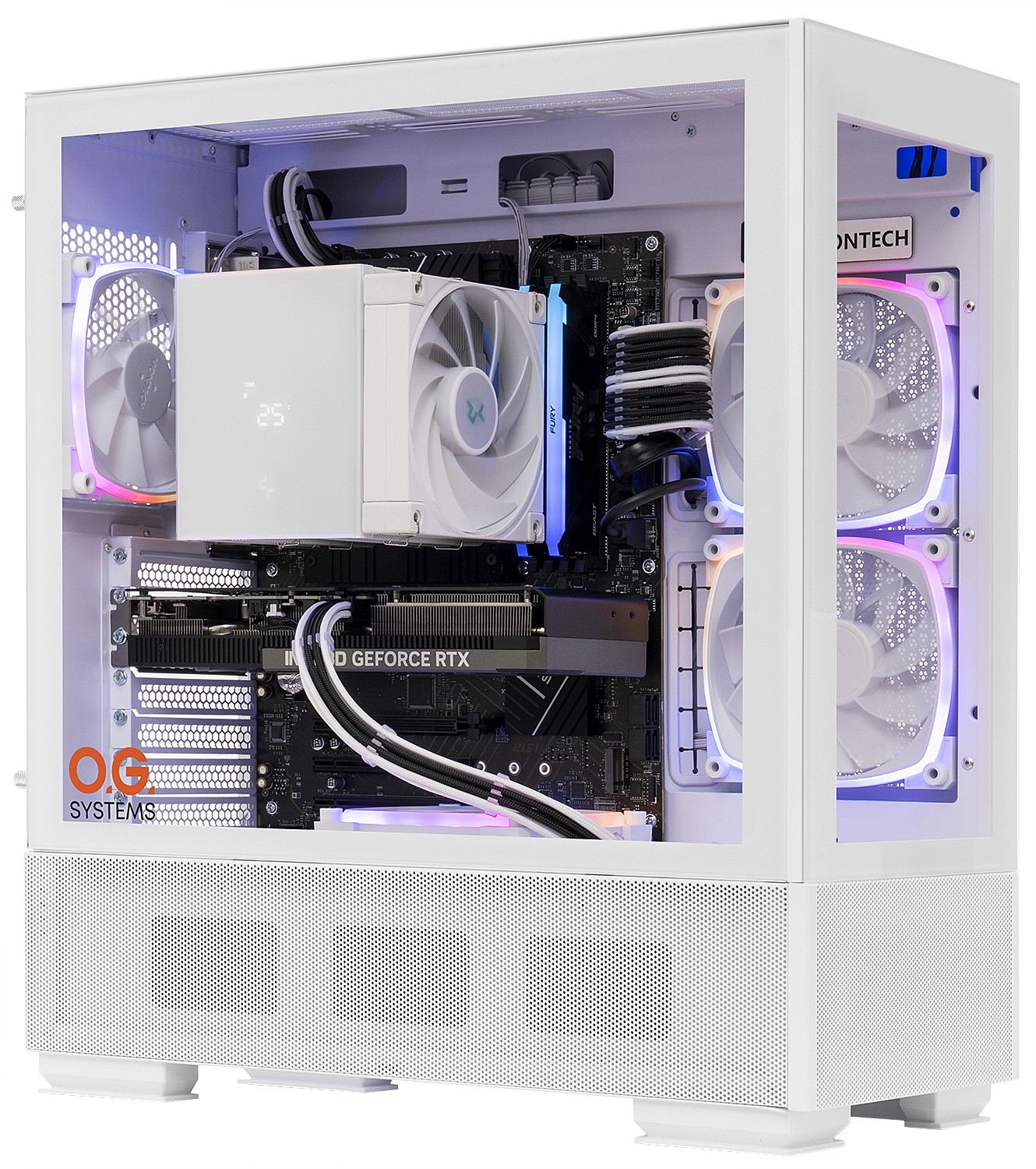 Гейминг компютър OGS Tempest Arctic (Intel) - Core i5-14400F, RTX 4070 ...