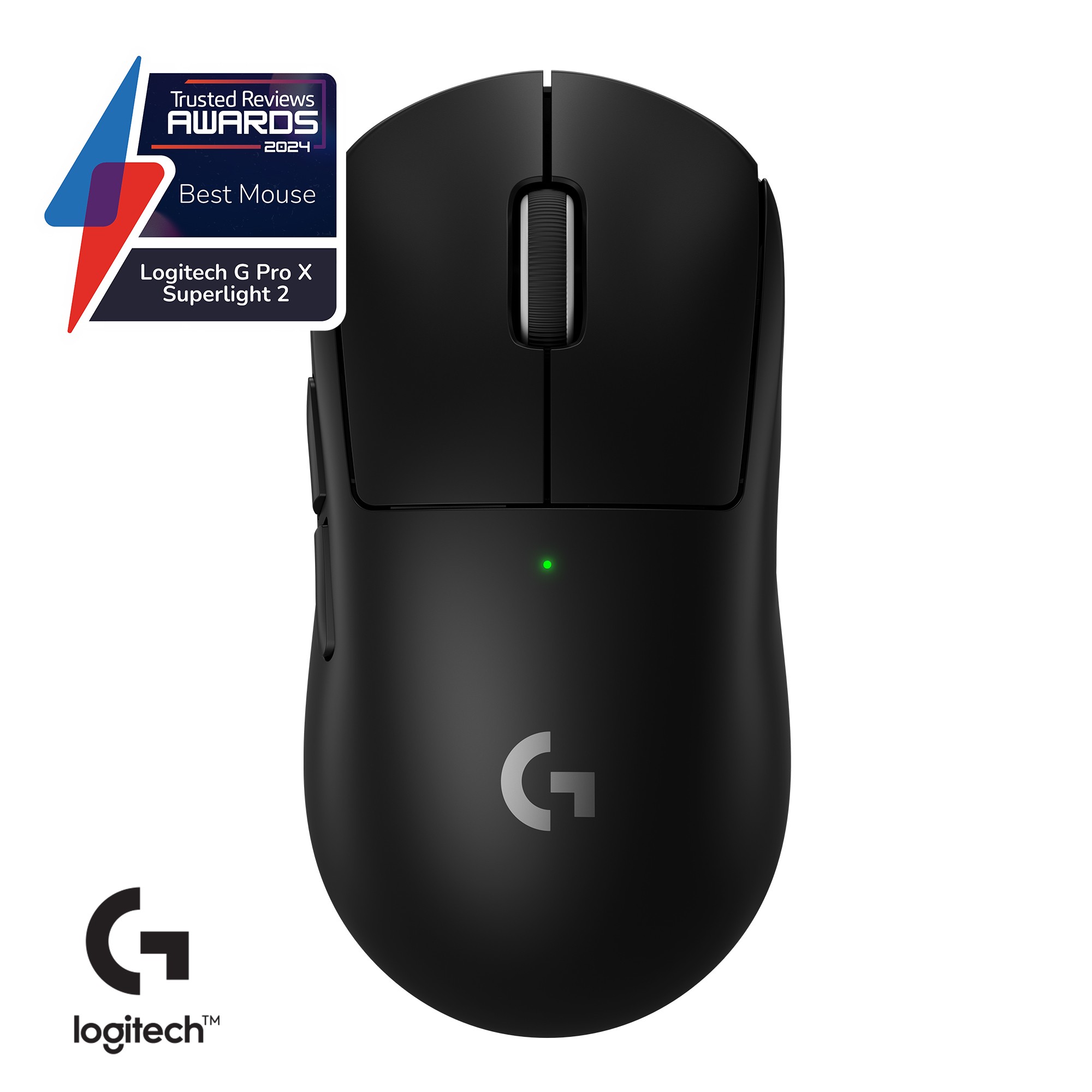 Гейминг мишка Logitech - G Pro X Superlight 2, оптична, безжична, черна ...
