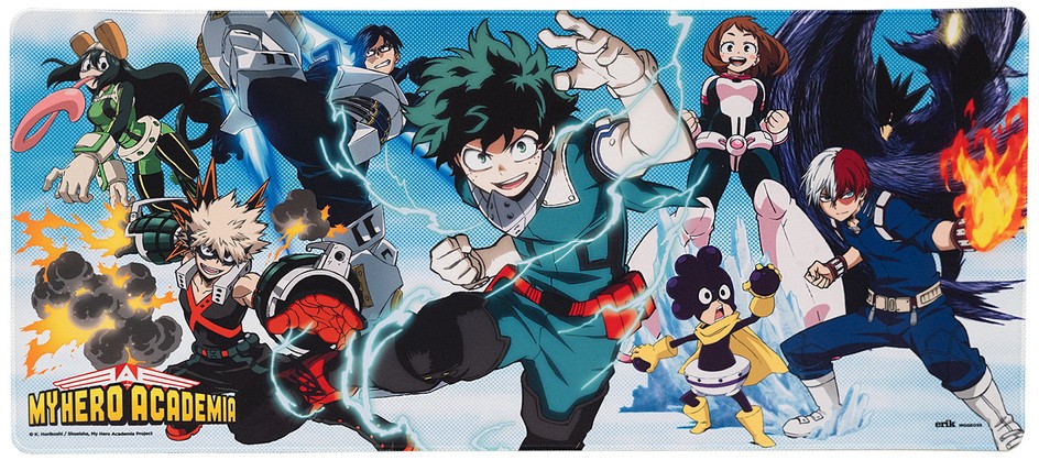 Гейминг подложка Erik - My Hero Academia, XL, мека, многоцветна | Ozone.bg