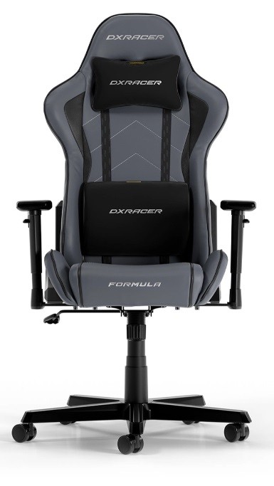 Гейминг стол DXRacer - Formula F08-GN, сив | Ozone.bg