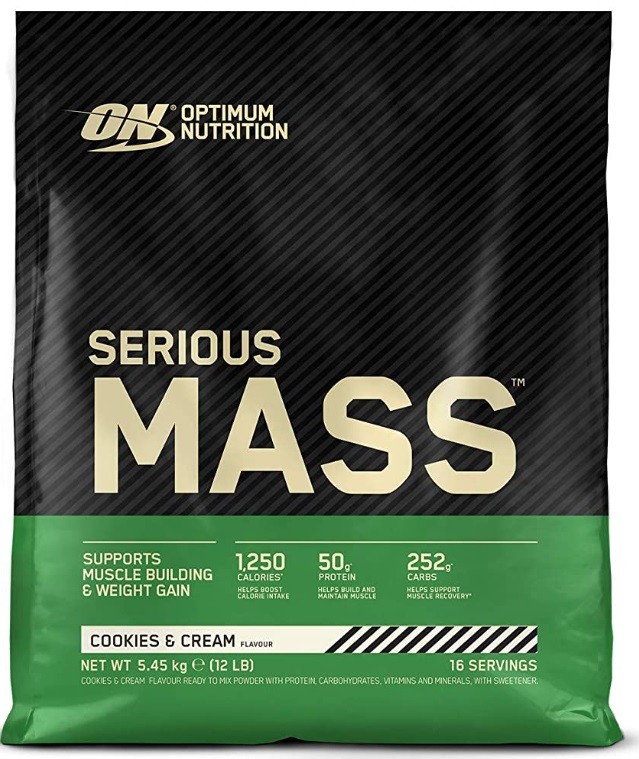 Serious Mass, бисквитки и сметана, 5443 g, Optimum Nutrition | Ozone.bg