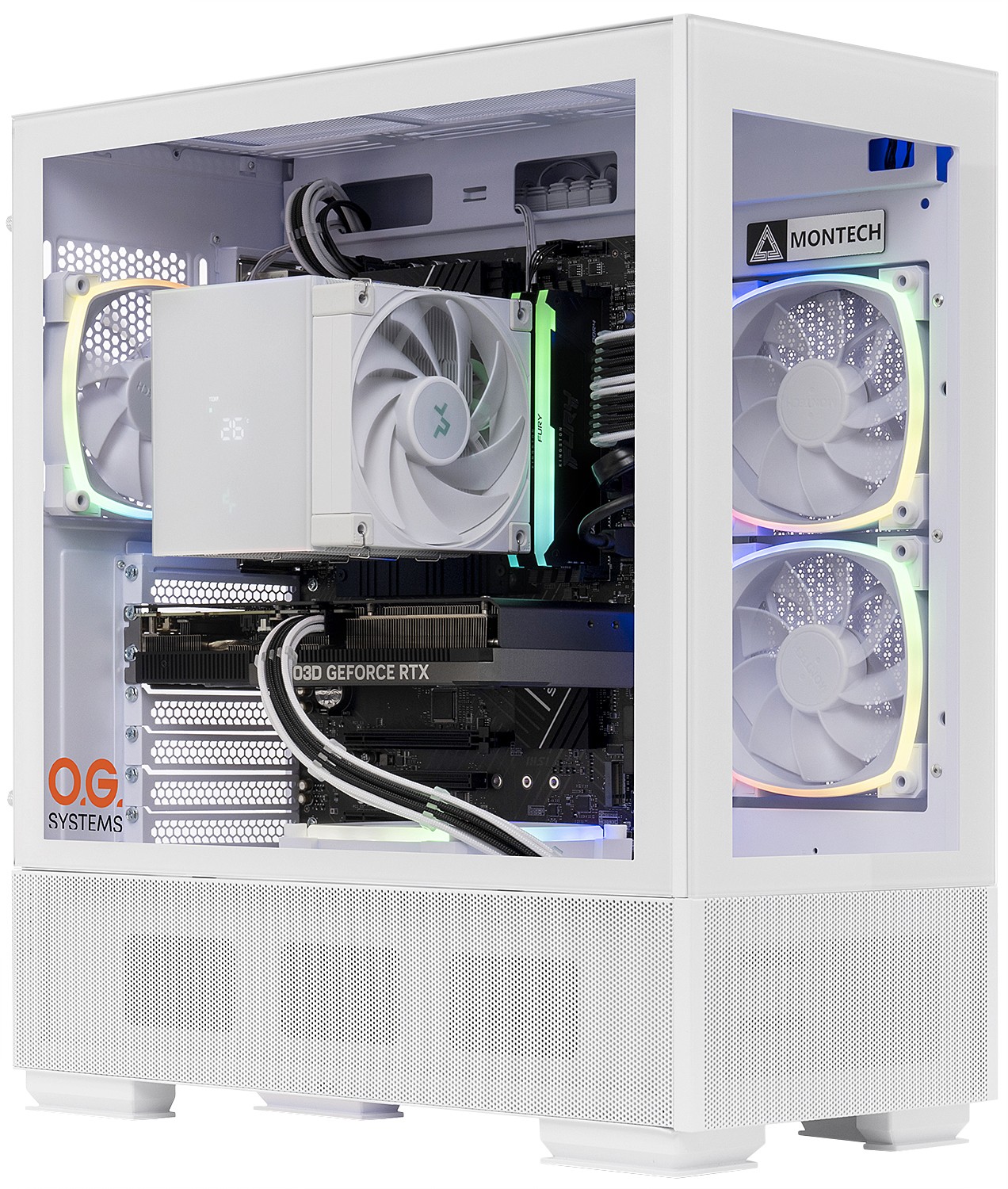 Гейминг компютър OGS Tempest Arctic (AMD) - Ryzen 7 5700X3D, RTX 4070 ...