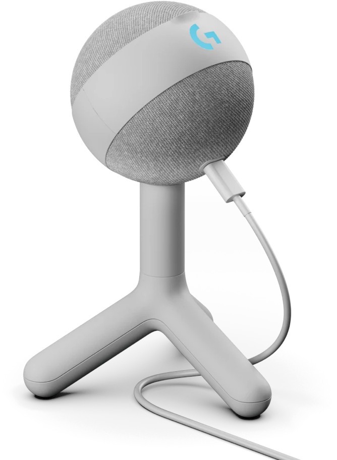 Гейминг микрофон Logitech - Yeti Orb RGB, бял | Ozone.bg