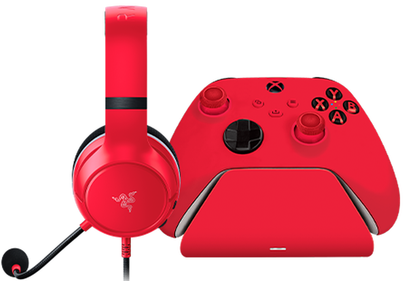 Гейминг комплект Razer - Essential Duo Bundle за Xbox, червен | Ozone.bg