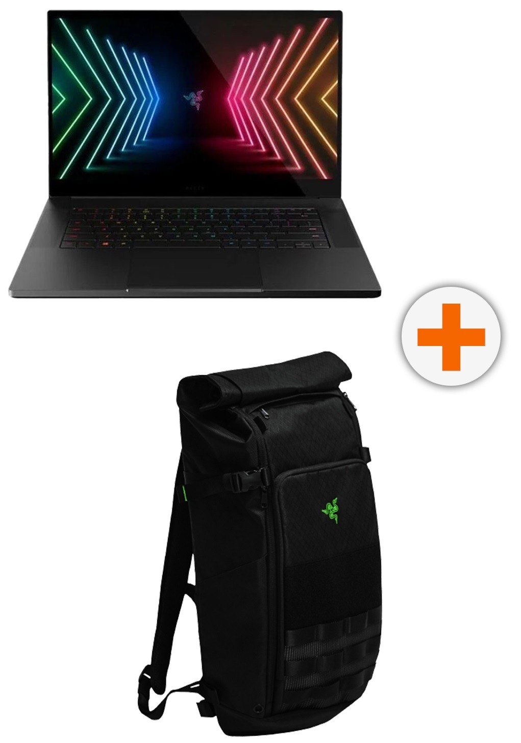 Гейминг лаптоп Razer - Blade 17, i7 + Раница Razer - Tactical Pro V2 ...